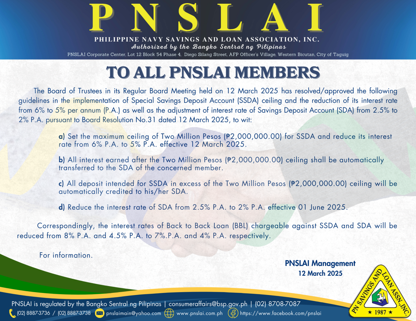 PNSLAI Official Webpage