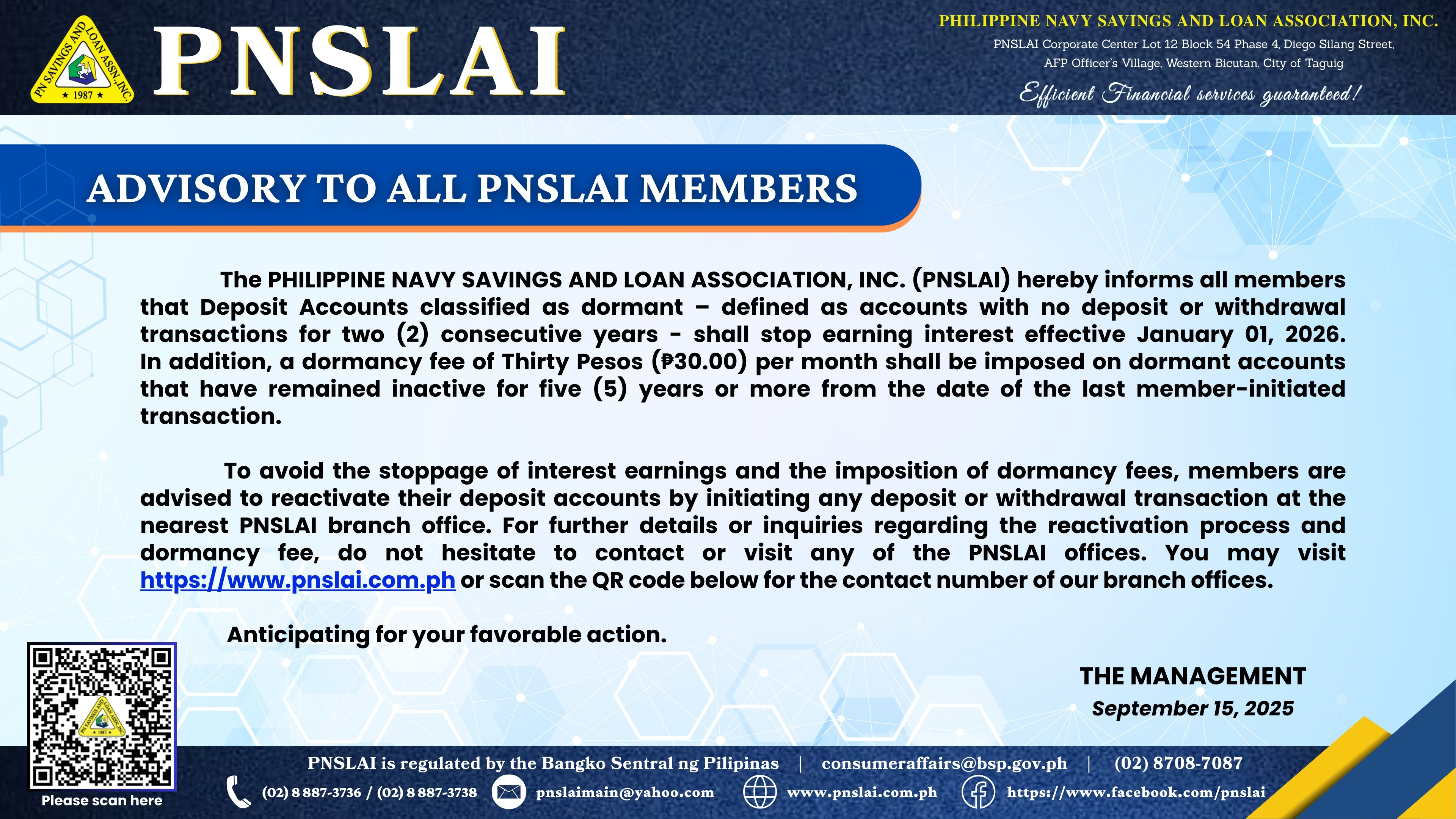 PNSLAI Official Webpage