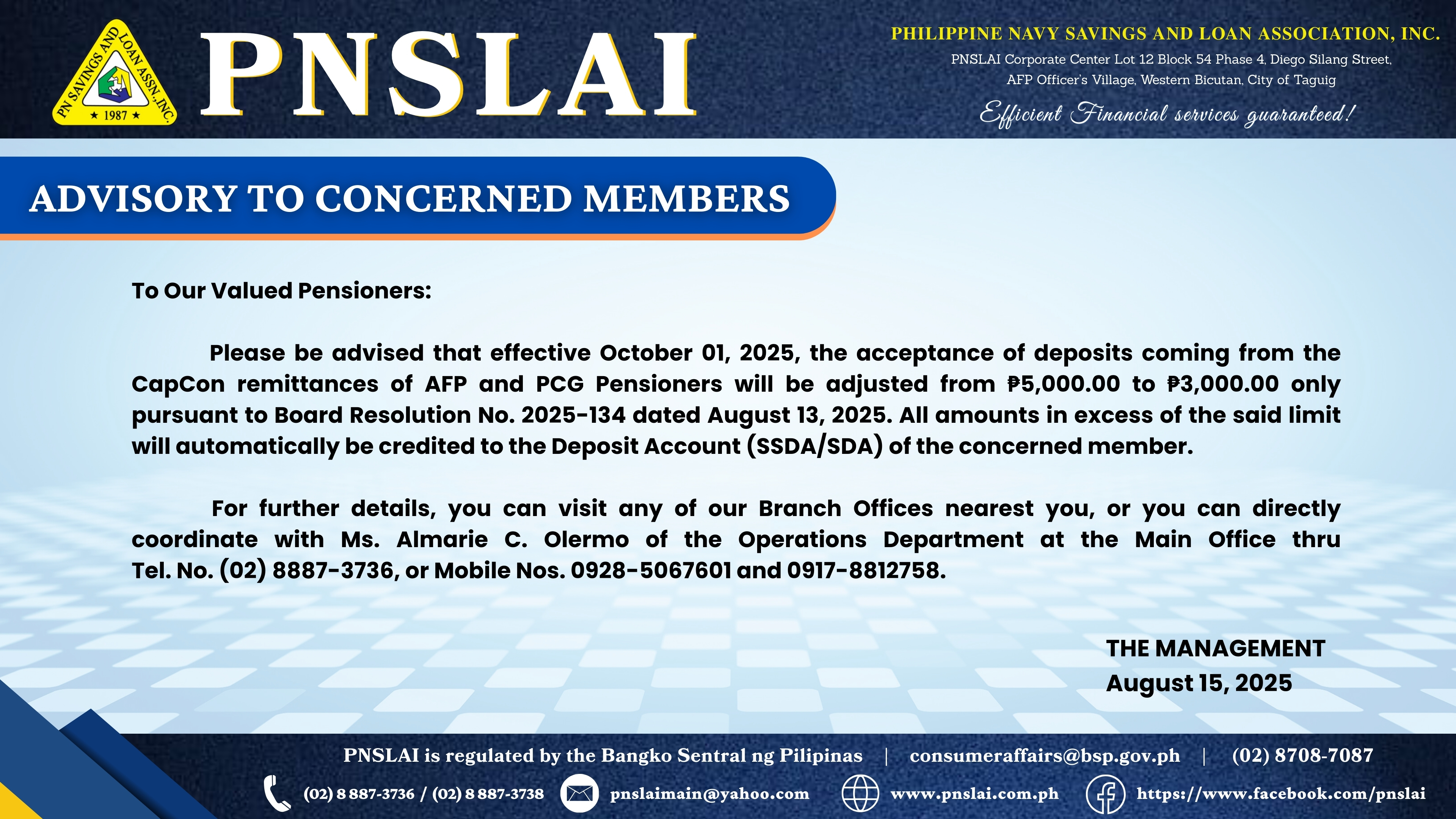 PNSLAI Official Webpage